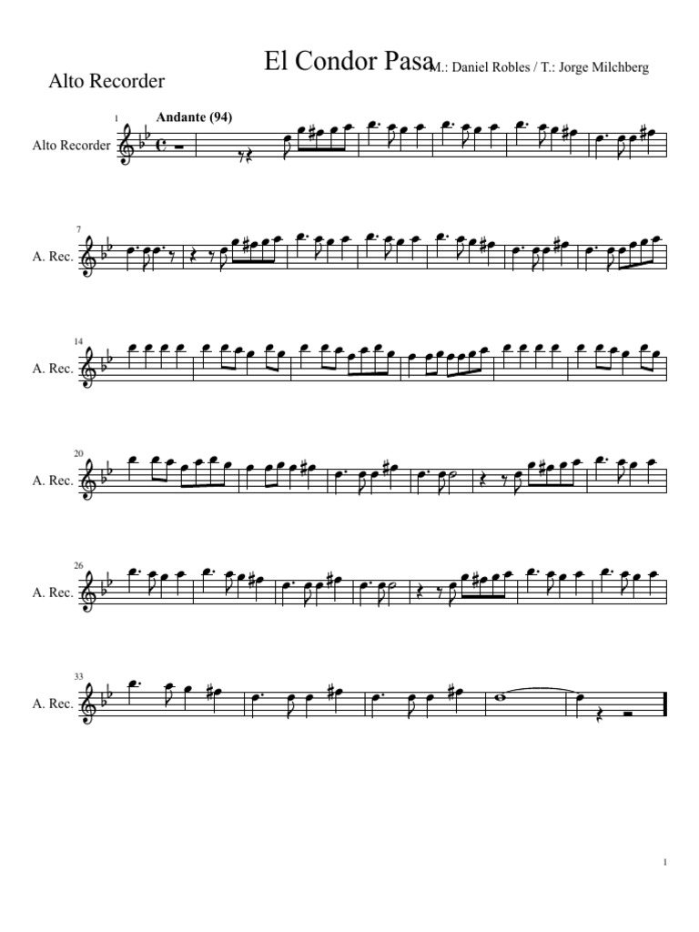 El Condor Pasa | PDF