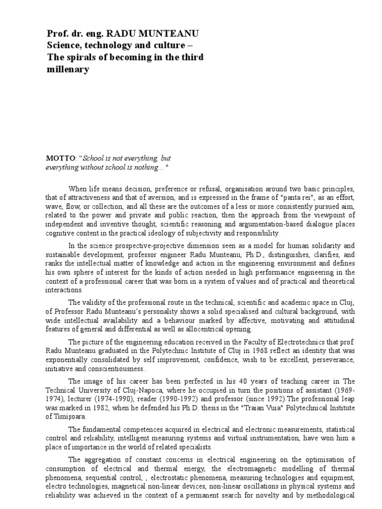 CRISTIAN COLCERIU ELITE CLUJENE Prof - Univ.Dr - RADU MUNTEANU | PDF ...