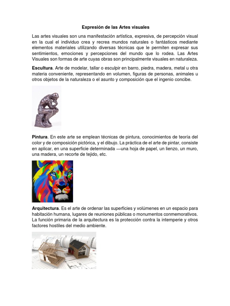 Artes Visuales | PDF | Pinturas | Dibujo