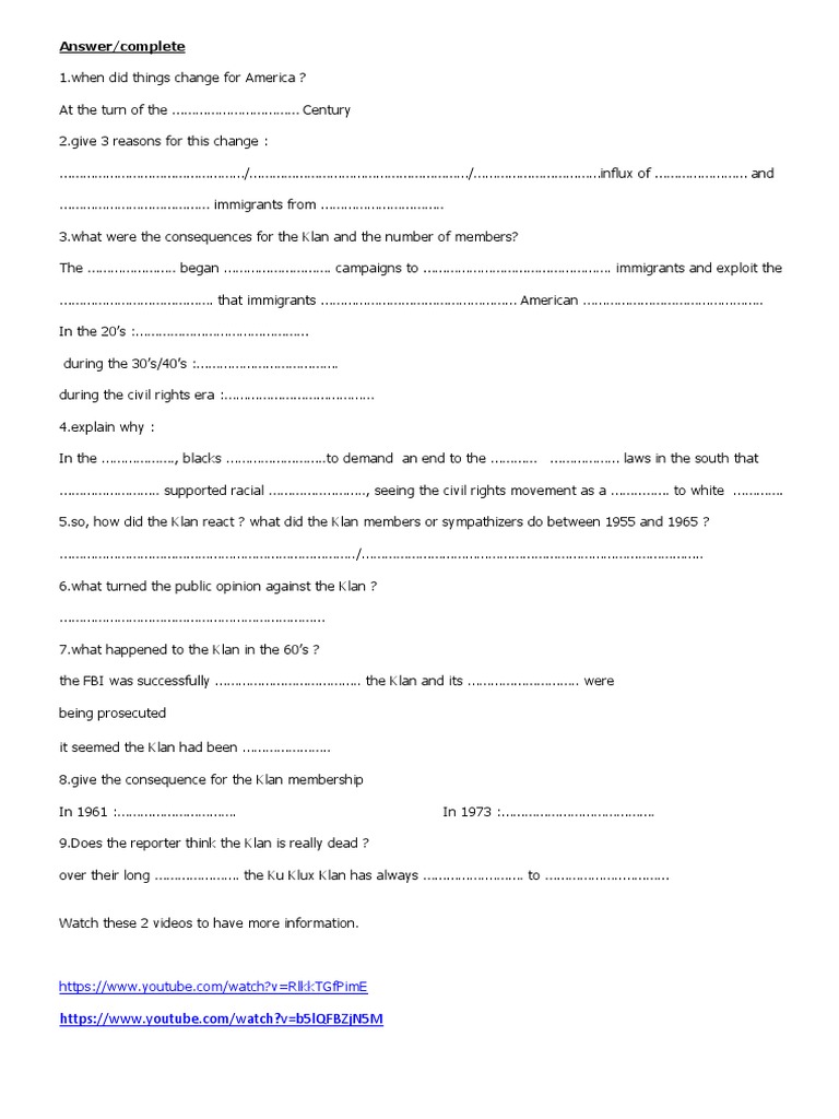 Answer/complete | PDF | Politics