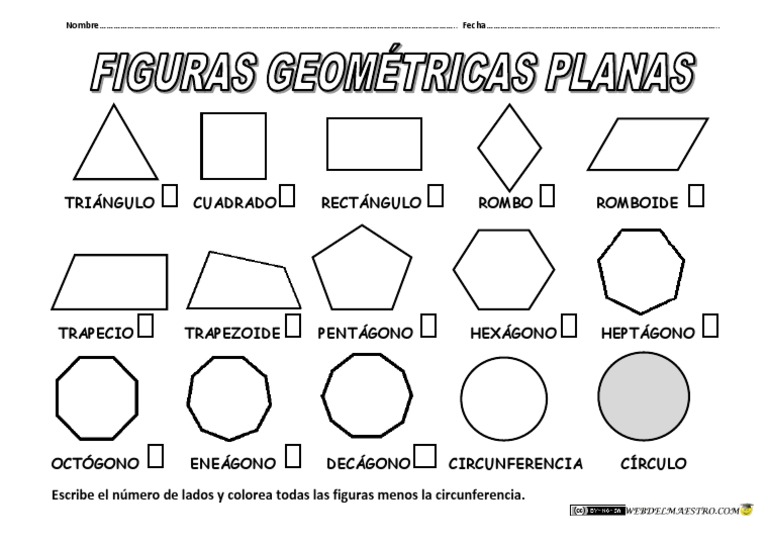 Figuras Geométricas Planas 1 PDF | PDF | Arte