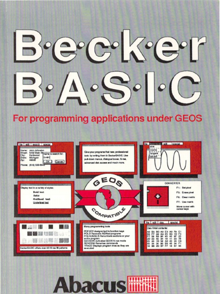 Becker Basic Manual PDF | PDF | Icon (Computing) | Subroutine