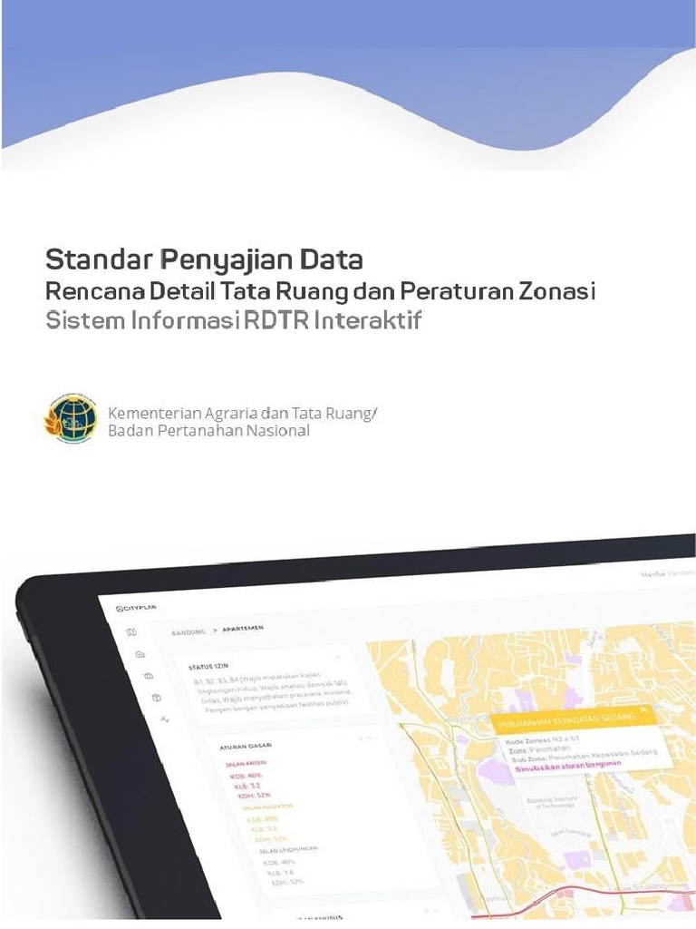 Standar Penyajian RDTR Interaktif | PDF