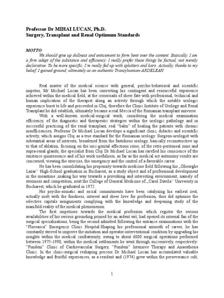 CRISTIAN COLCERIU ELITE CLUJENE Prof - Univ.Dr. MIHAI LUCAN | PDF ...