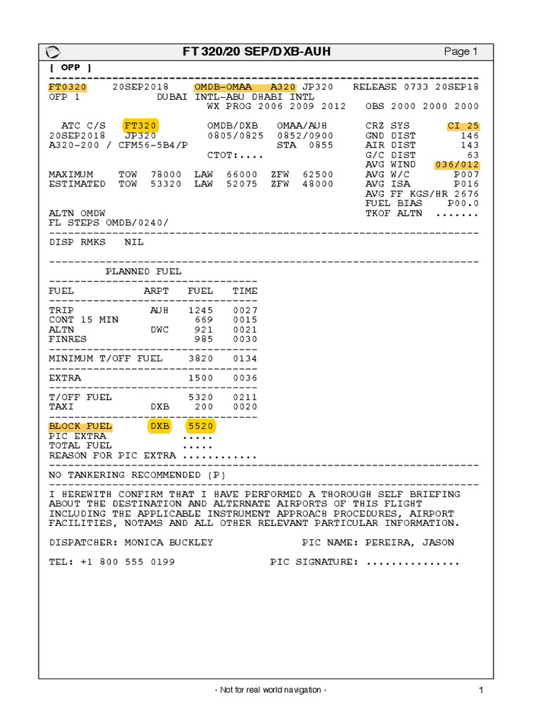 A320 TR Flight OMDB - OMAA PDF | PDF | Aviation | Aerospace Engineering