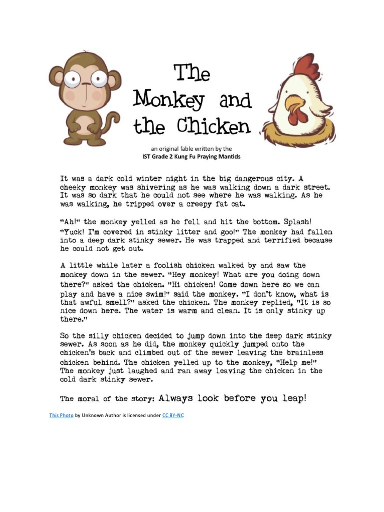 The Monkey and The Chicken | PDF