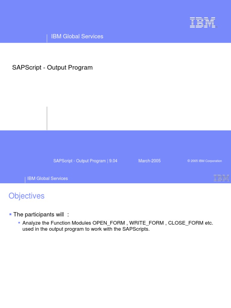 Chapter 04 Sapscript Output Program Pdf Subroutine Inputoutput 4399