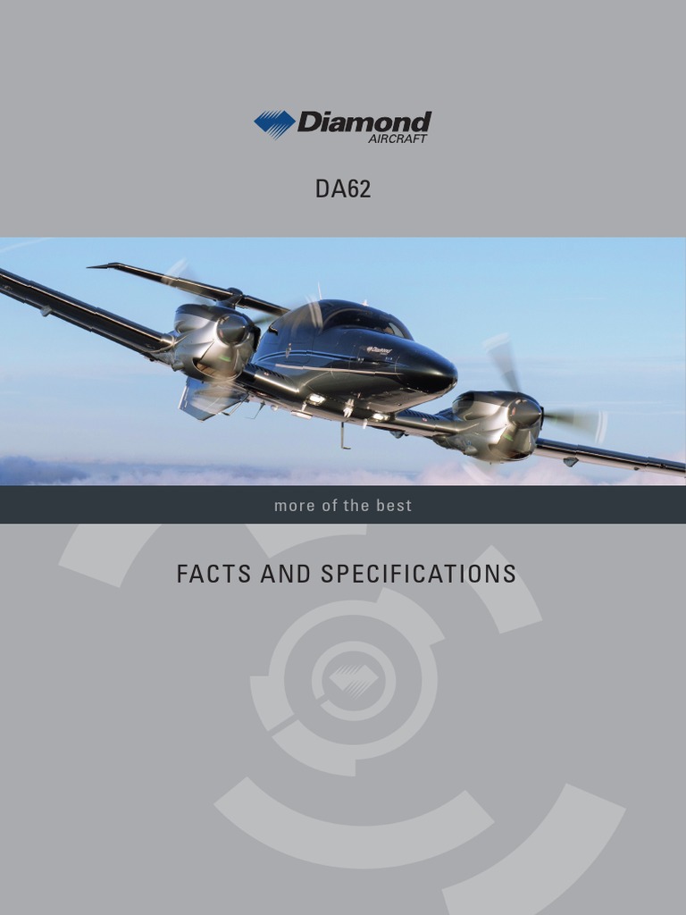 DA-62 Fact Sheet | PDF | Jet Fuel | Kilogram