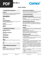 Ficha Técnica de Pintura Comex | PDF | Pintar | Pinturas