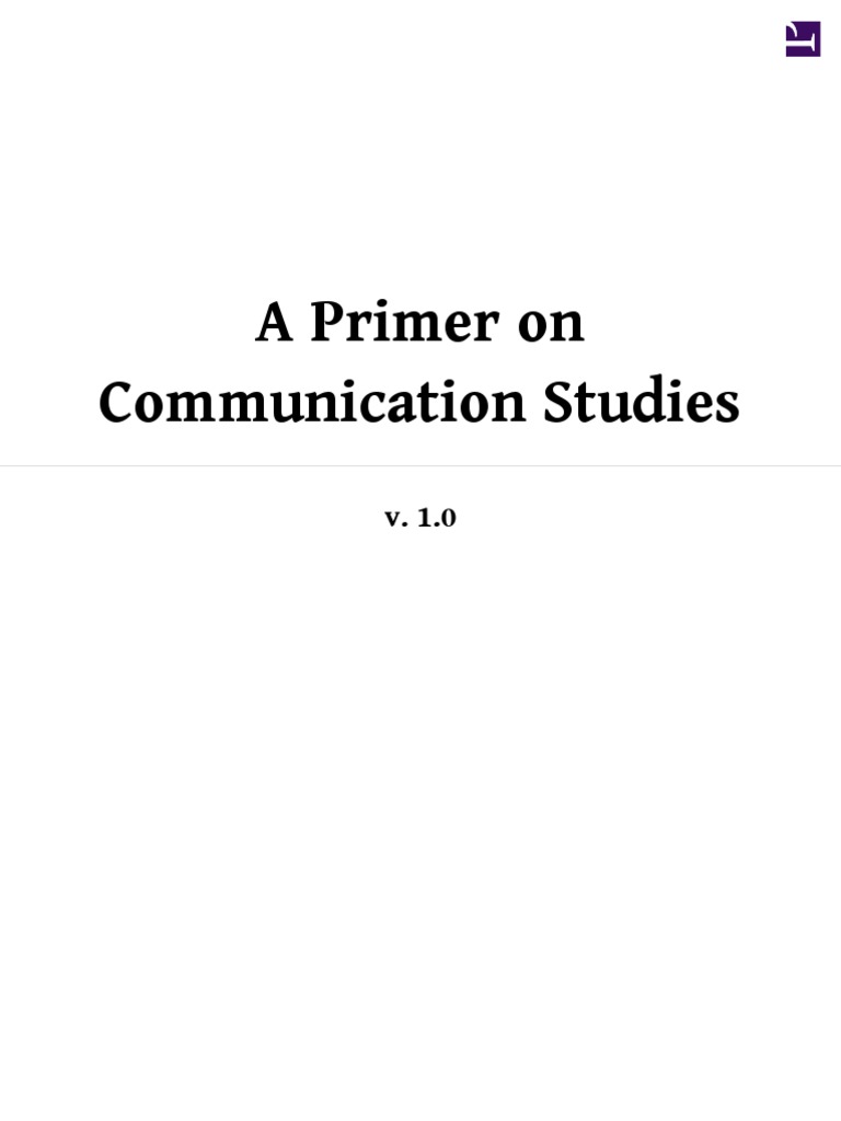 A Primer On Communication Studies - 2012books - Ladbucker PDF | PDF ...