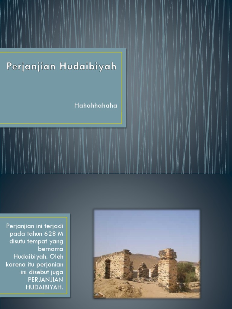 Perjanjian Hudaibiyah | PDF