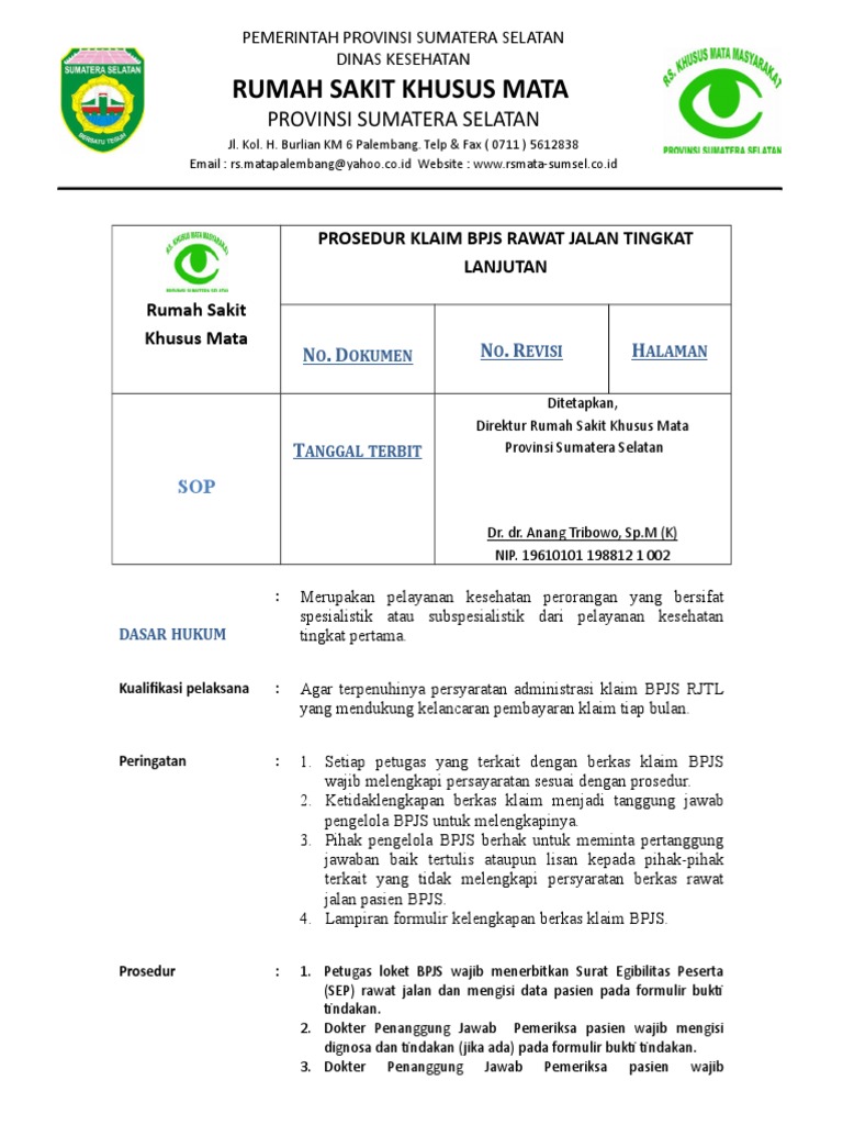 Contoh Sop Teknis | PDF