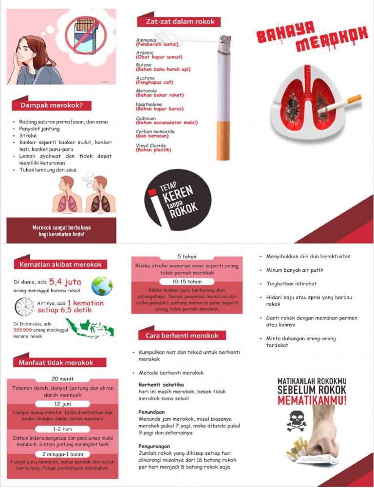 Leaflet Rokok | PDF