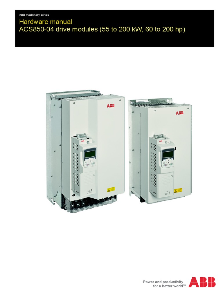 En Acs850 E0 e HW C Screen | PDF | Electric Motor | Relay