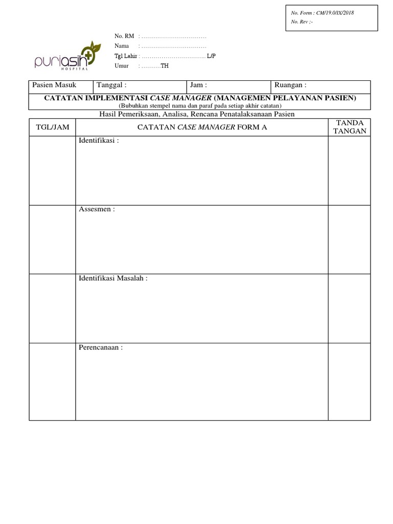 Form B Case Manager | PDF | Komputer