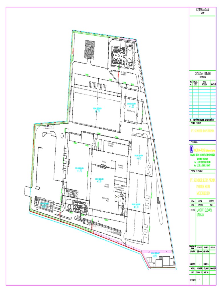 Layout Lapangan Dan Gambar | PDF