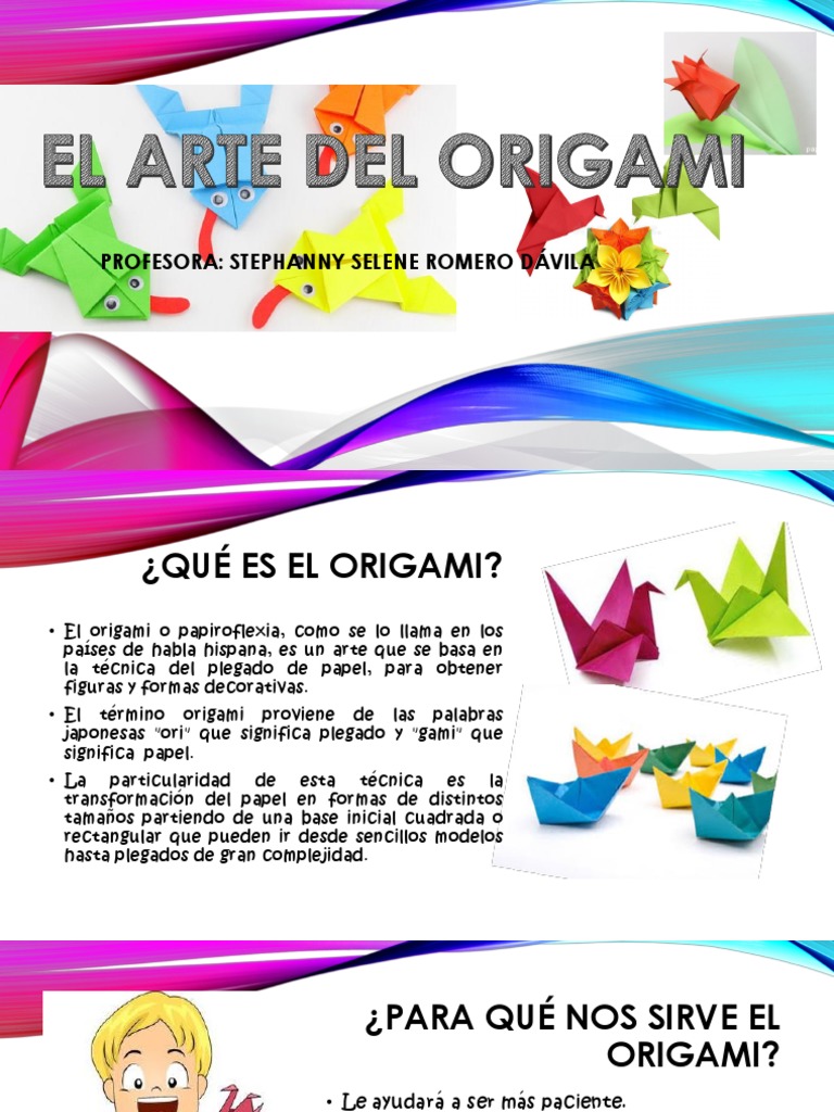 El Origami | PDF | Origami | Cognición