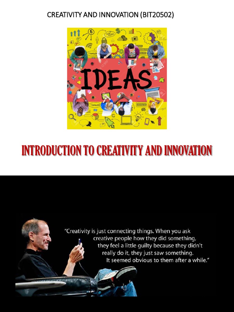 Creativity and Innovation - Introduction | PDF | Entrepreneurship ...