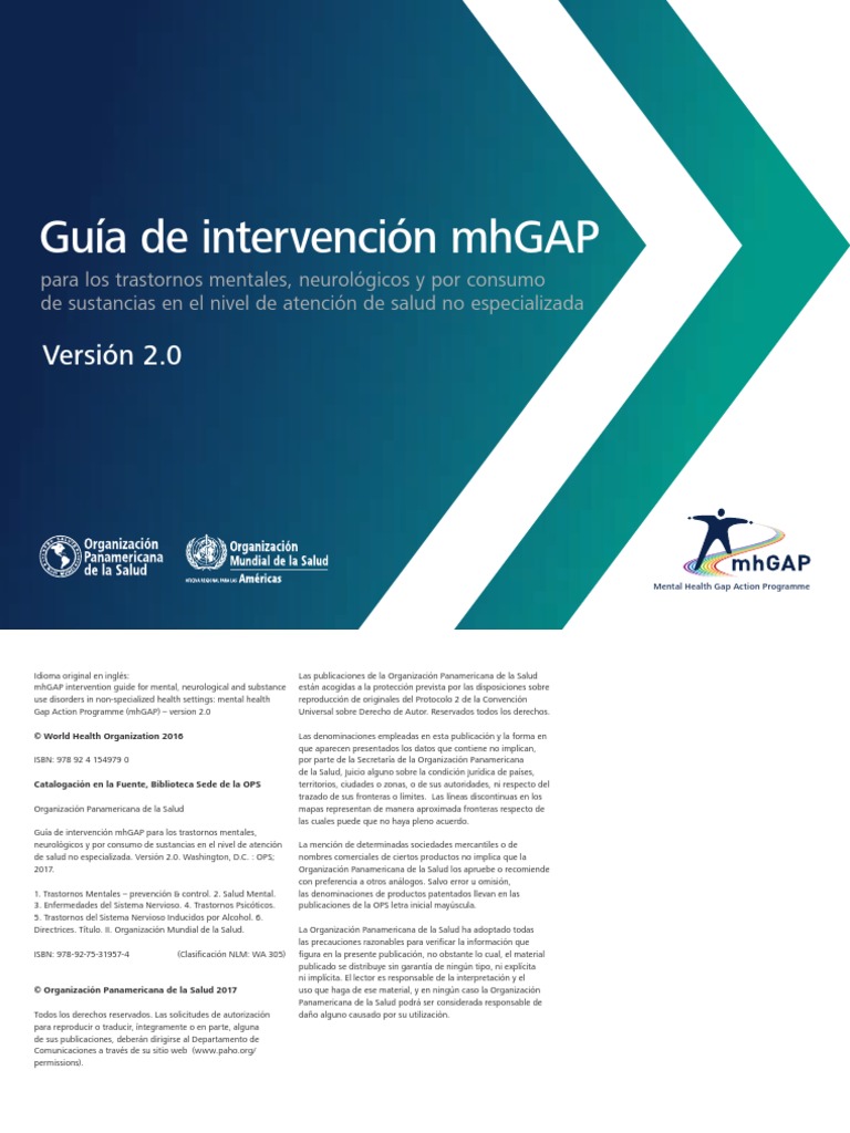 GI-mhGAP 2.0.pdf | Salud mental | Evaluación