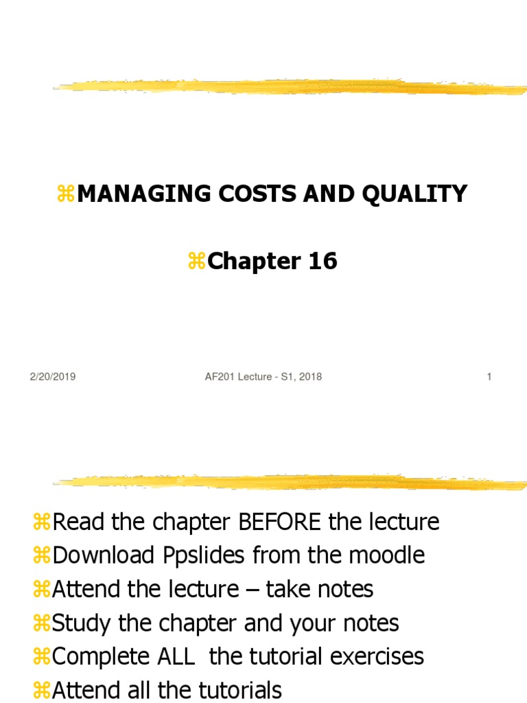 AF201 Lecture Slide | PDF | Inventory | Business Process