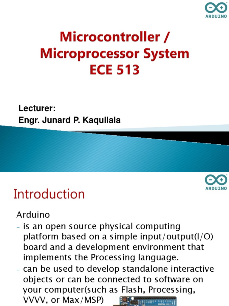 ECE 513 Part1 ArduinoUnoFundamentals Ver1.2 | PDF | Control Flow | Arduino