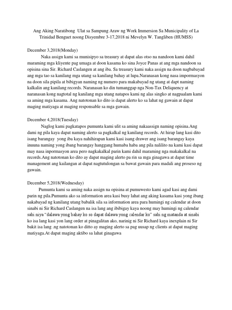 Ano Ang Kahulugan Ng Isang Naratibong Ulat | bloganoang