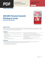 Kegunaan dan Daya Sebar MU-400 GranitFix | PDF