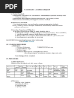 Cause and Effect Detailed Lesson Plan Grade 3 | PDF | Lesson Plan ...