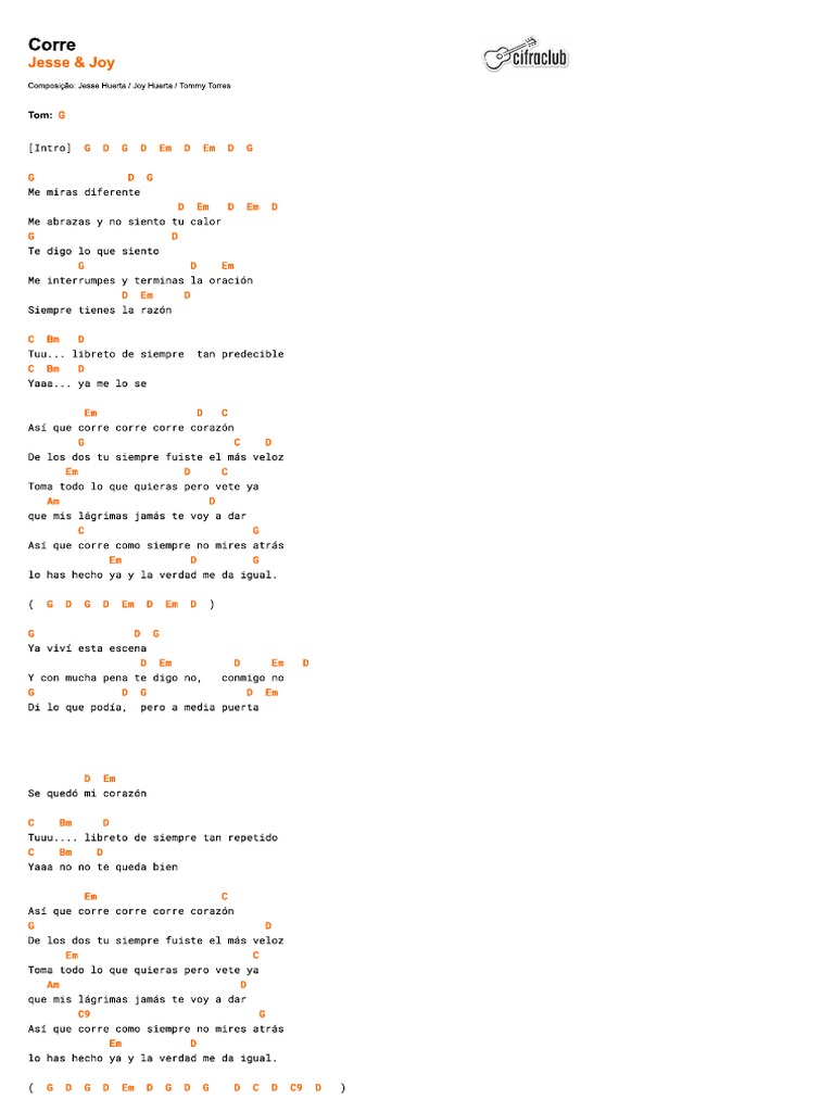 Jesse & Joy - Corre | PDF | Computers