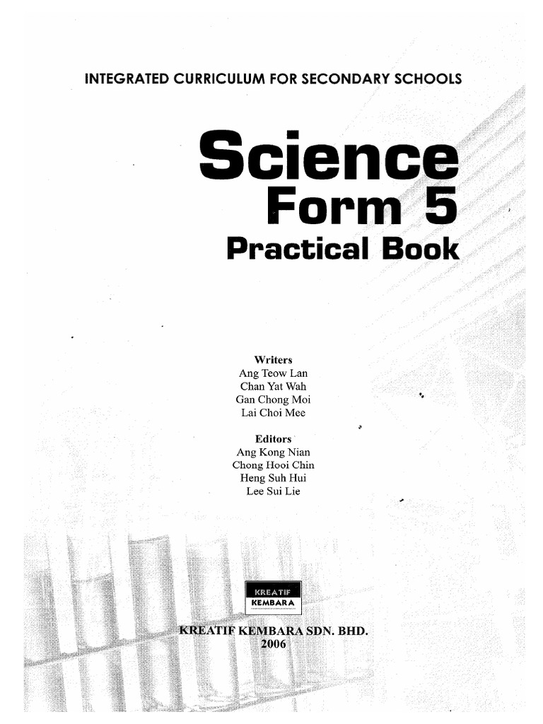 Science Form 5 Practical | PDF
