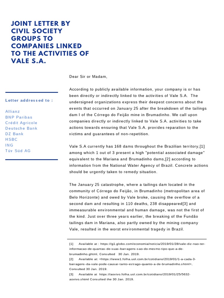 Letter Vale Business Partners | PDF | Adoption | Justice