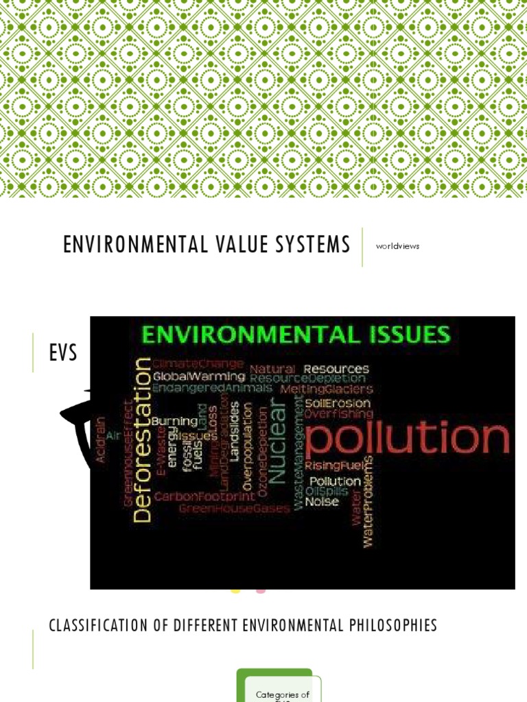 Environmental Value Systems: Worldviews | Download Free PDF | Ecology ...