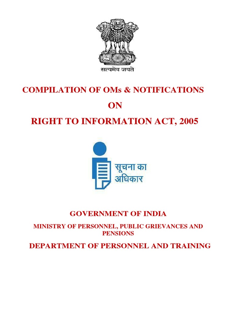 RTI - DOPT Orders | PDF