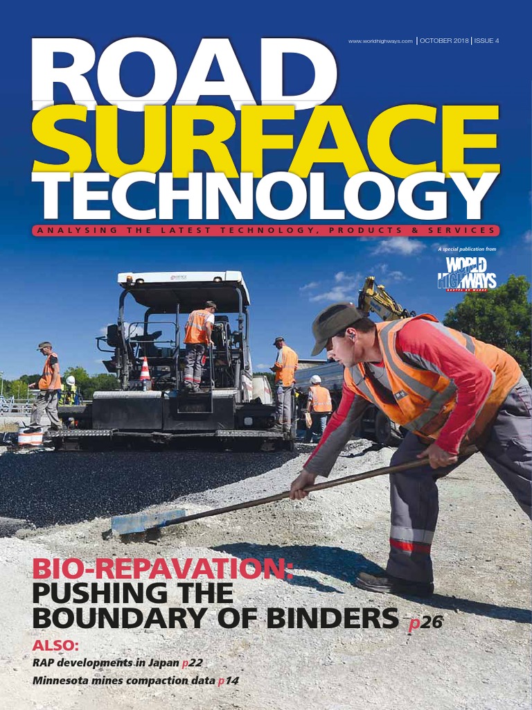 Road Surface Technology 2018 October PDF | PDF | Asphalt | Road Surface