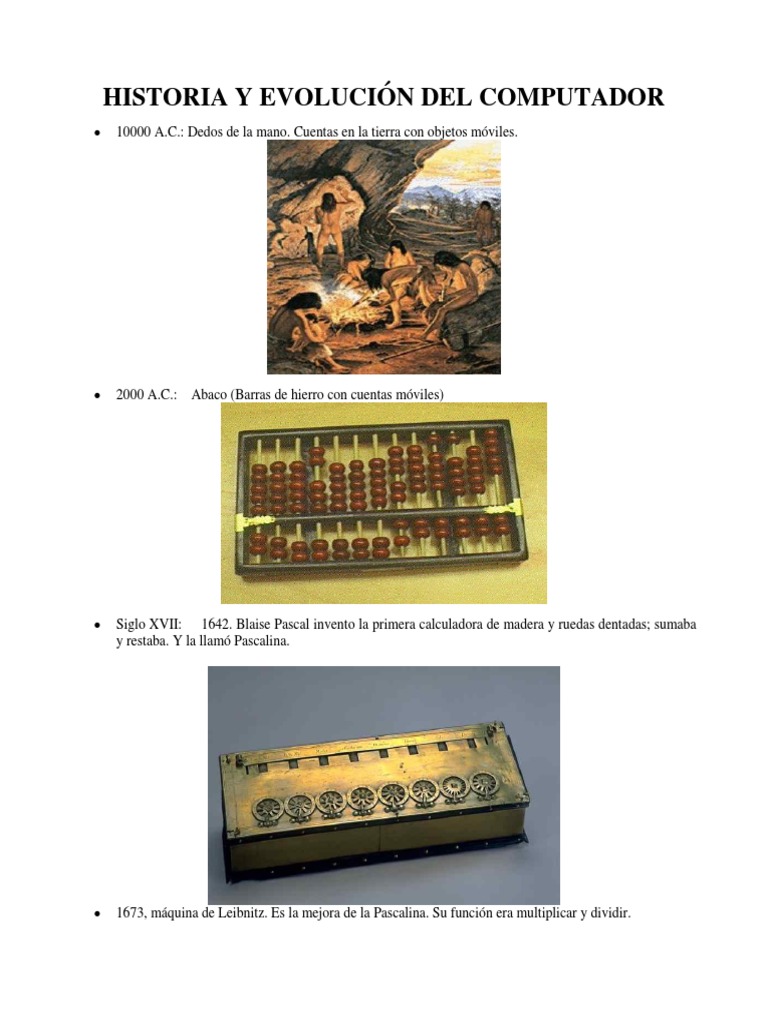 Evolución de las Computadoras | PDF | Microprocesador | Circuito integrado