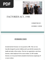 The Factories Act, 1948 | PDF | Overtime | Working Time