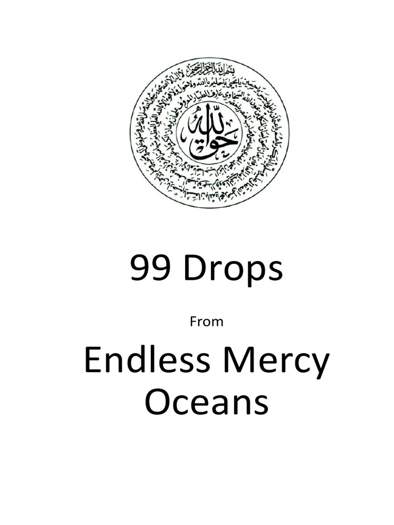 99 Drops From Endless Mercy Oceans | PDF | Sufism | Religious Belief ... 99 Drops From Endless Mercy Oceans | PDF | Sufism | Religious Belief ...
