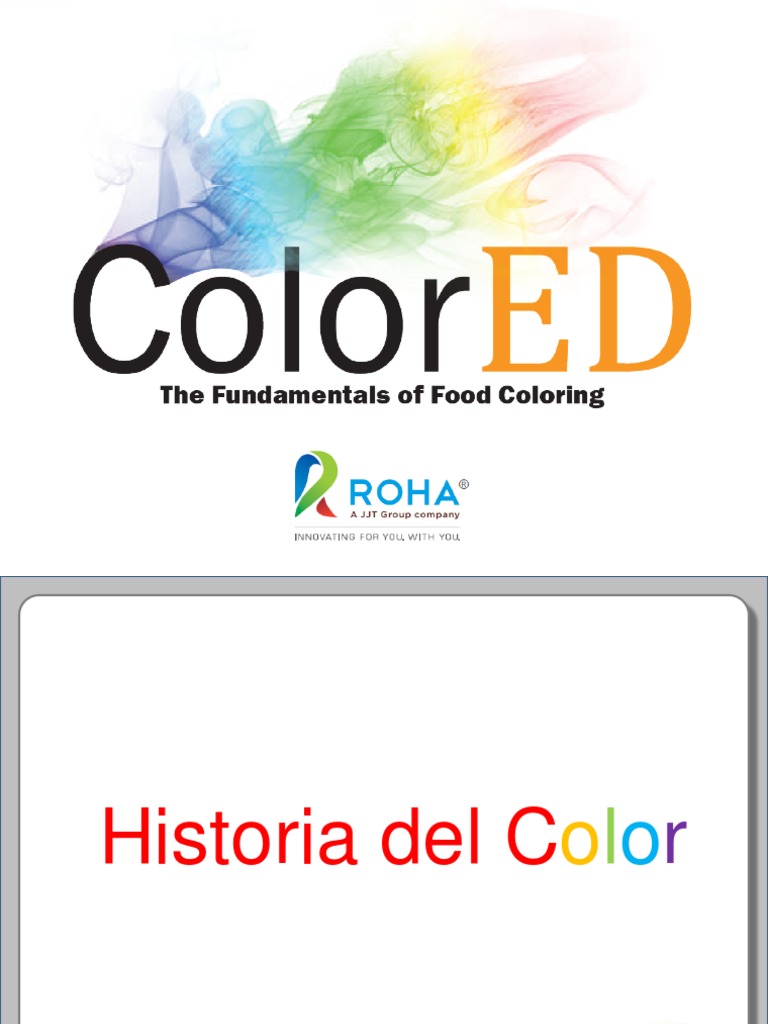 Colores ROHA PDF | PDF | Color | Química