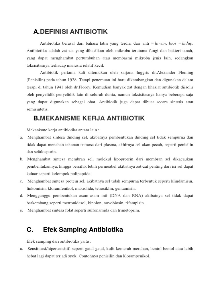 Anti Biotik | PDF