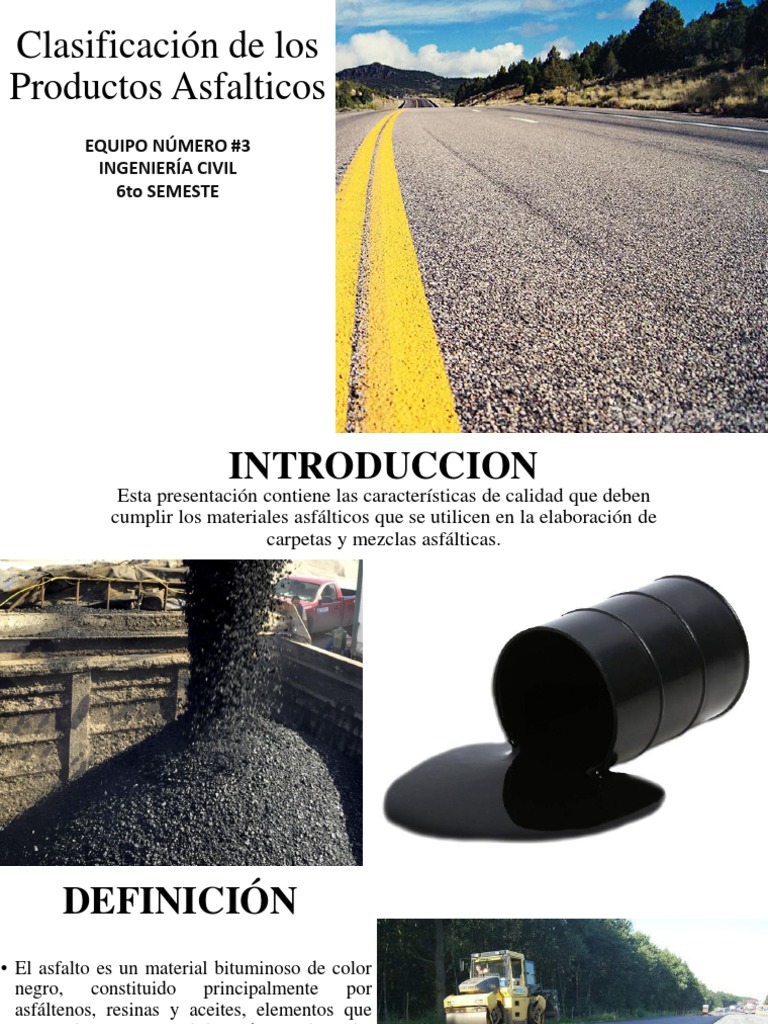 2 3 Clasificacion De Productos Asfalticos Solvente Cemento