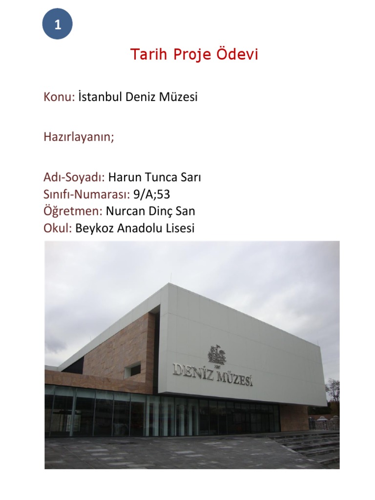 Tarih Proje Ödevi | PDF