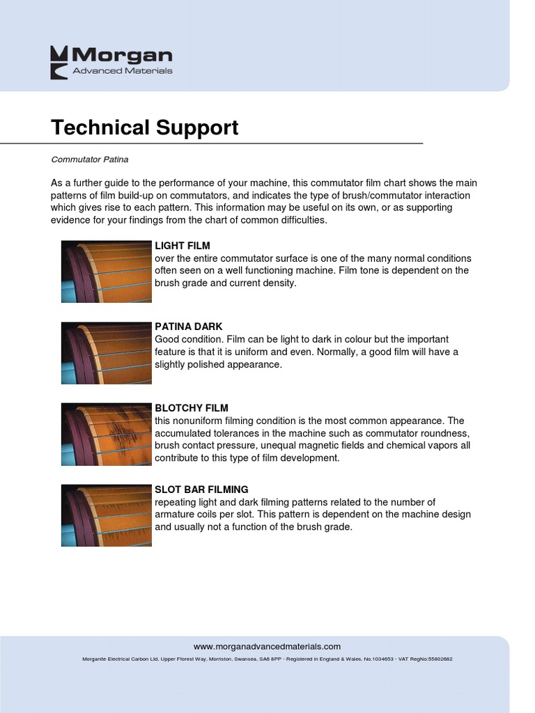 Commutator Patina PDF | PDF | Wear | Mechanical Engineering