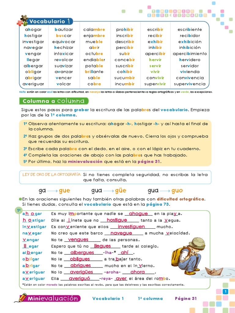 Ejercicios de Ortografía para Quinto Grado | PDF | Naturaleza