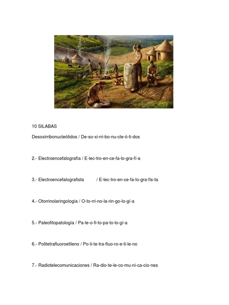 10 Silabas | PDF | Relaciones personales, crianza y desarrollo personal ...