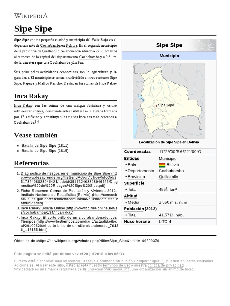Sipe Sipe | PDF