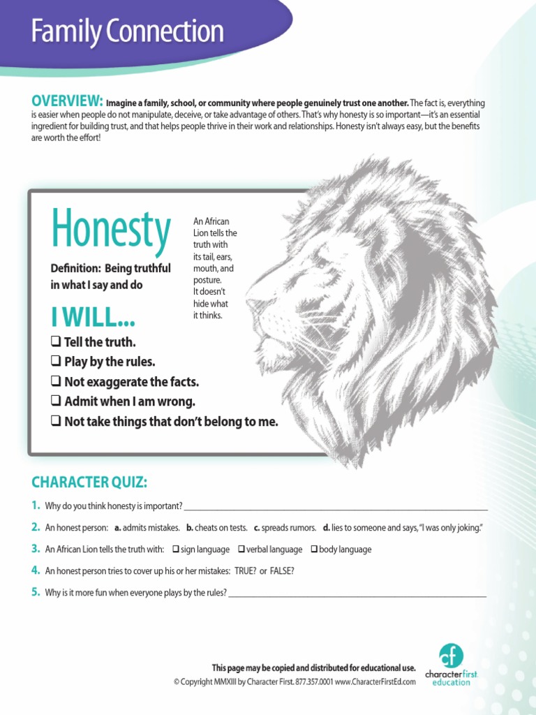 Honesty Family Connection | PDF