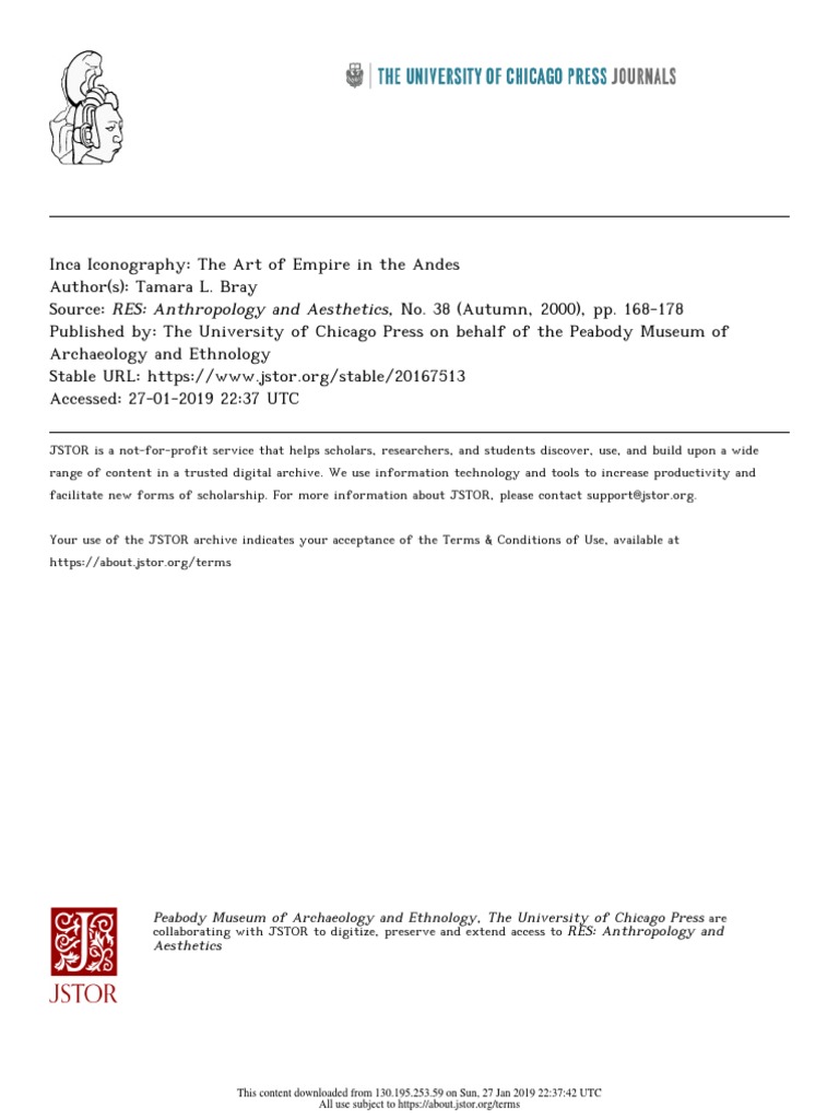 Inca Iconography - The Art of Empire in The Andes | PDF | Inca Empire ...