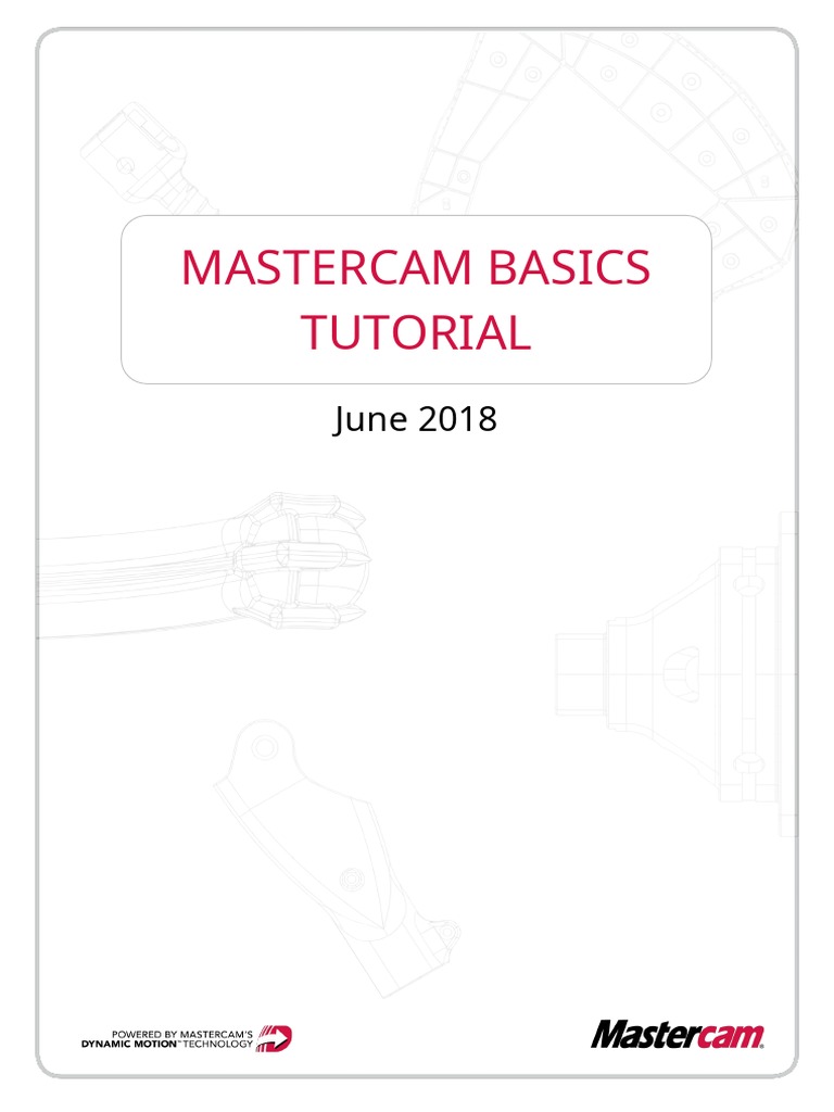 Mastercam Basics Tutorial | PDF | Tab (Gui) | Icon (Computing)