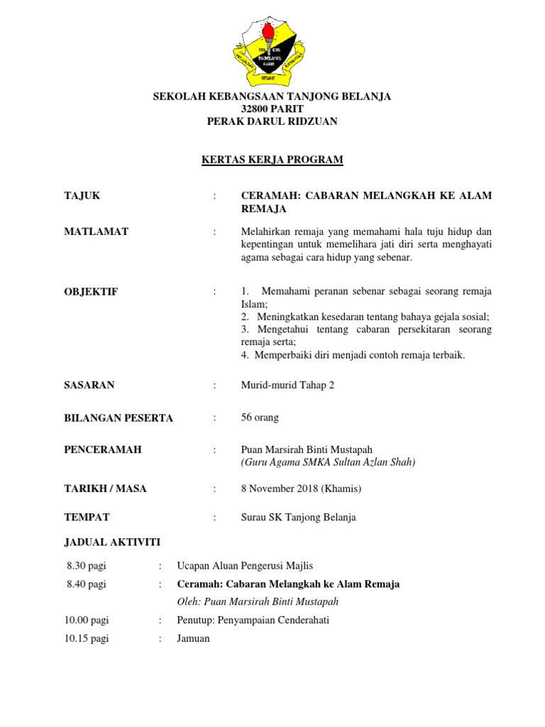 Cabaran Alam Remaja | PDF