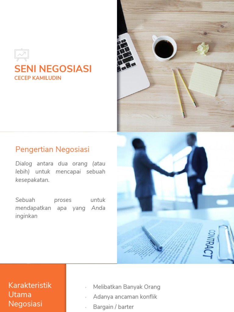 Teknik dan Taktik Seni Negosiasi | PDF